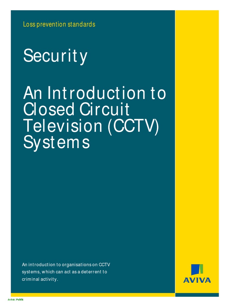 Aviva Security - An Introduction To CCTV Systems Lps | PDF | Closed ...
