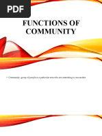 Module 3. Functions of Community | PDF | Leadership | Community