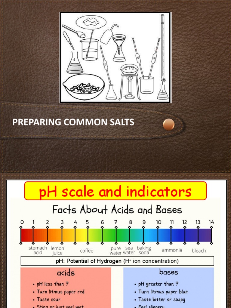 Preparing Common Salts: A Guide | PDF | Acid | Hydroxide