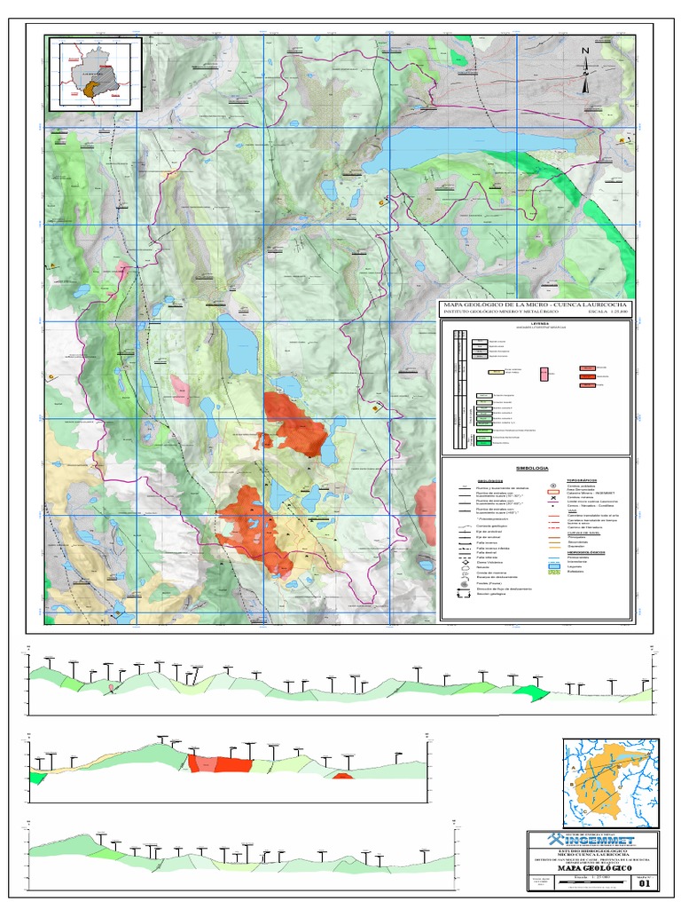 A6678-Mapa Geologico Microcuenca Lauricocha | PDF
