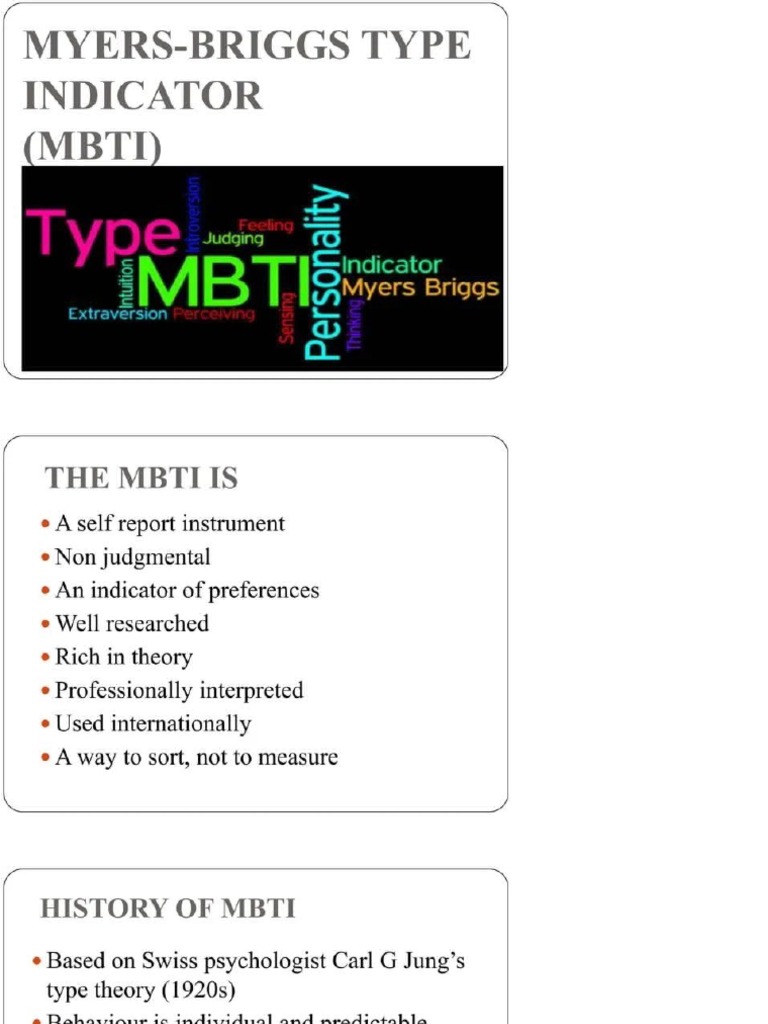 MBTI | PDF