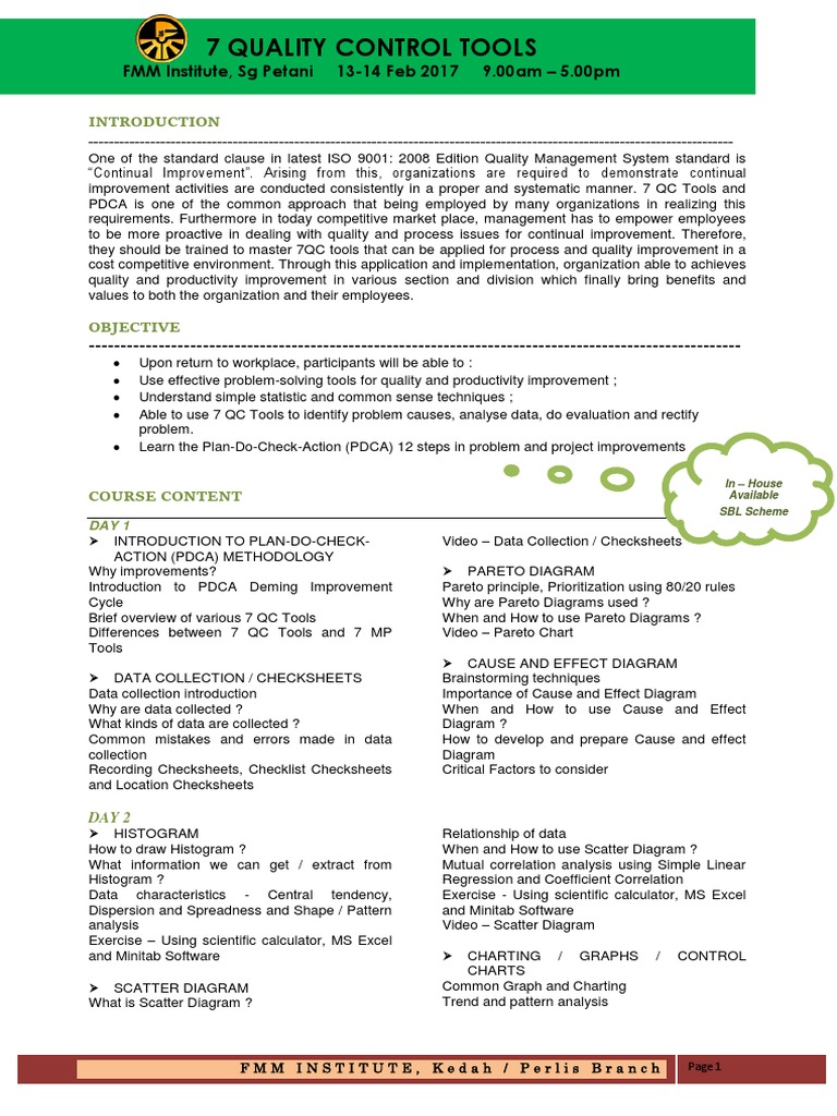 Quality Control Tools | PDF | Quality Management | Quality Management ...