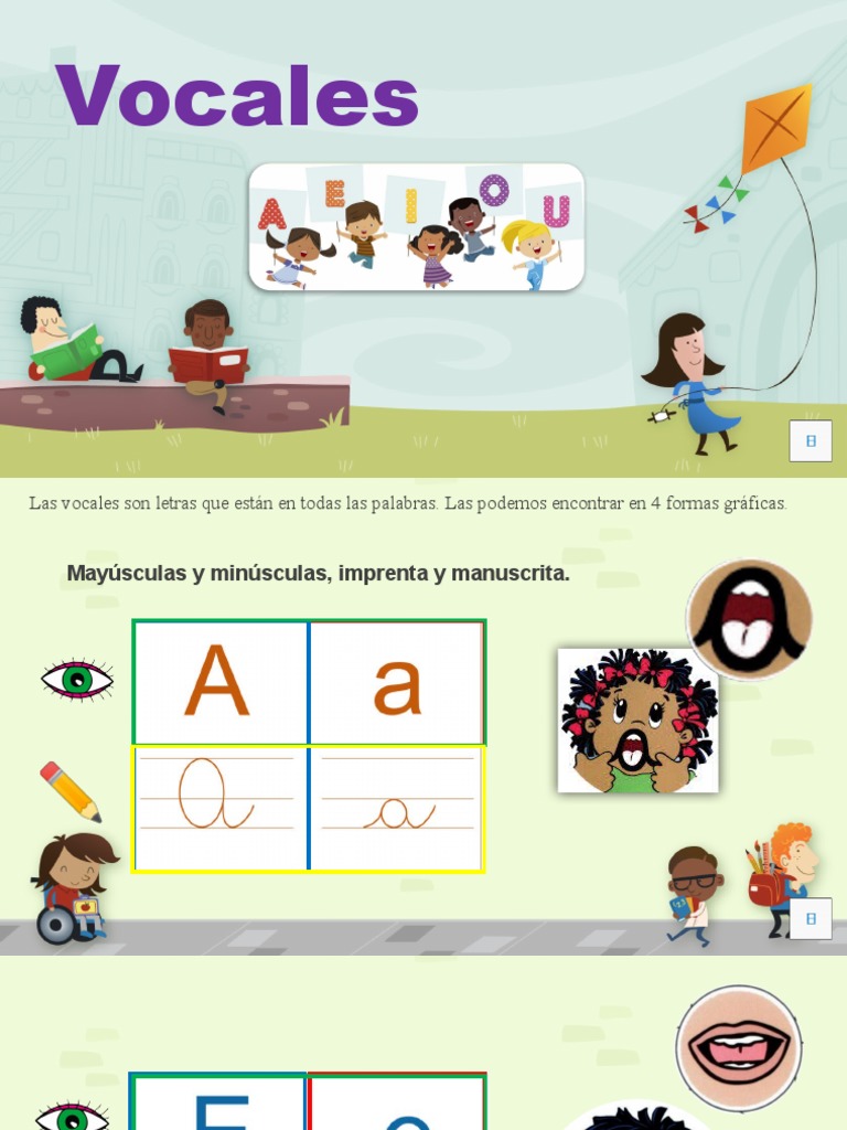 Repaso Vocales | PDF