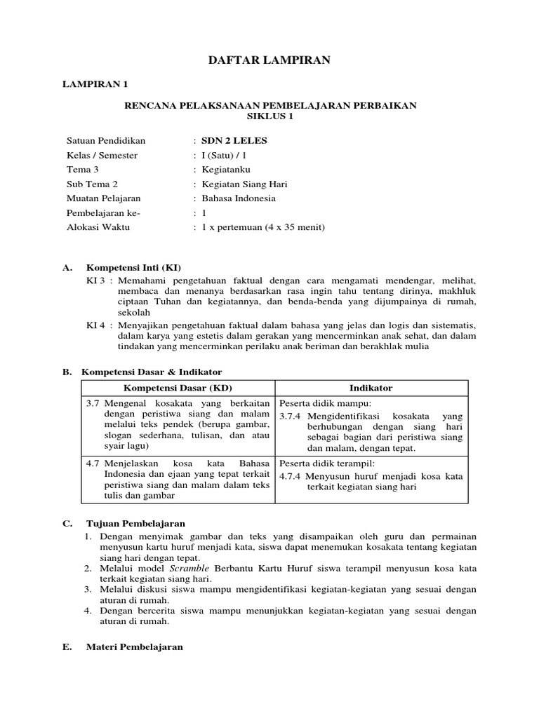 LAMPIRAN LAPORAN PTK | PDF