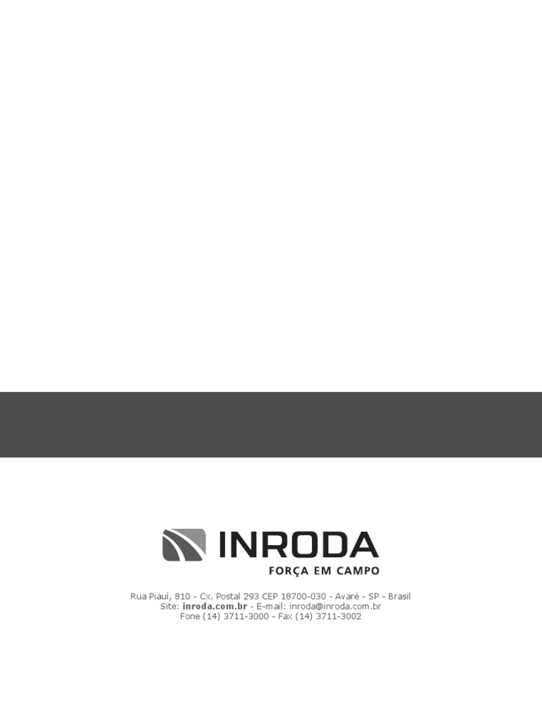01 - CATÁLOGO E MANUAL DE INSTRUÇÕES SP2 Inroda-Compactado | PDF ...