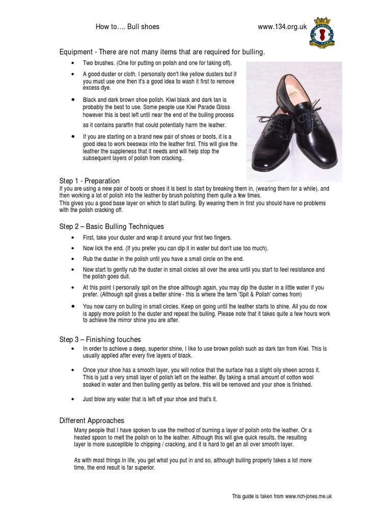 How To.... Bull Shoes | PDF | Consumer Goods