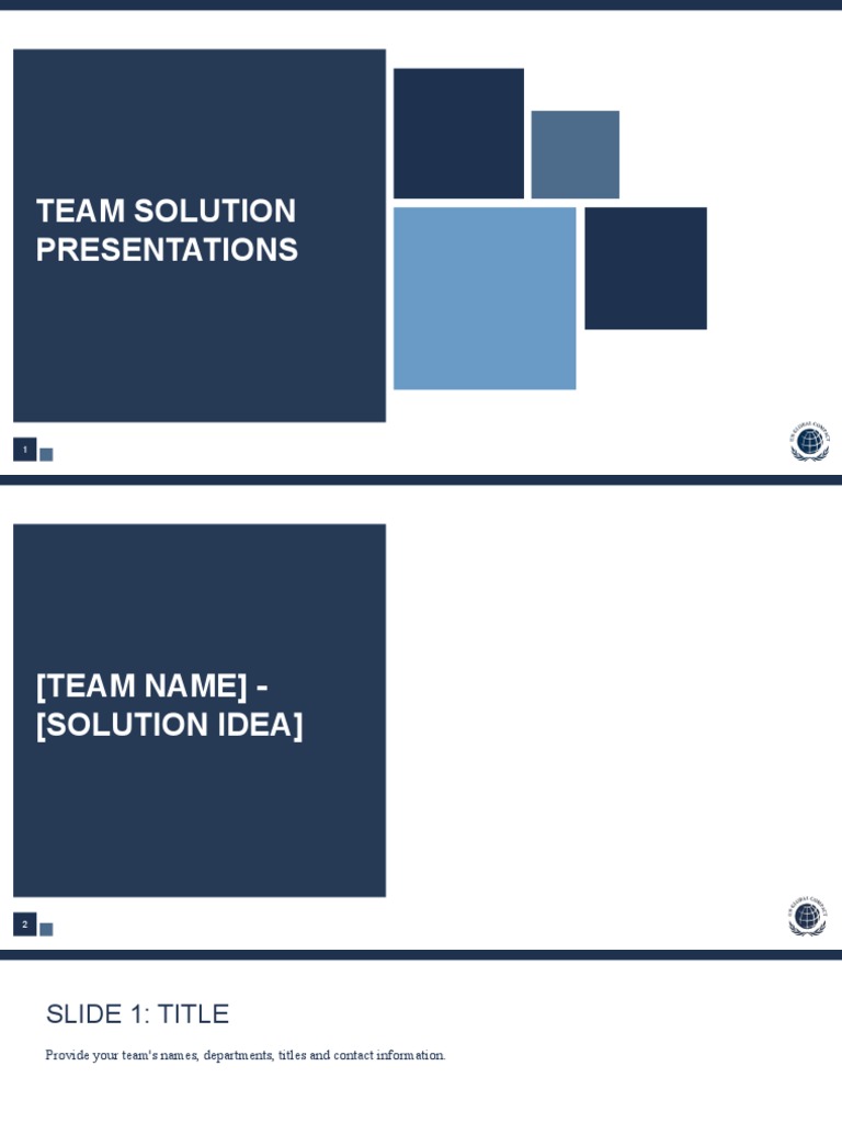 SDG Innovation - Pitch Guide Slides | PDF | Business Model | Business