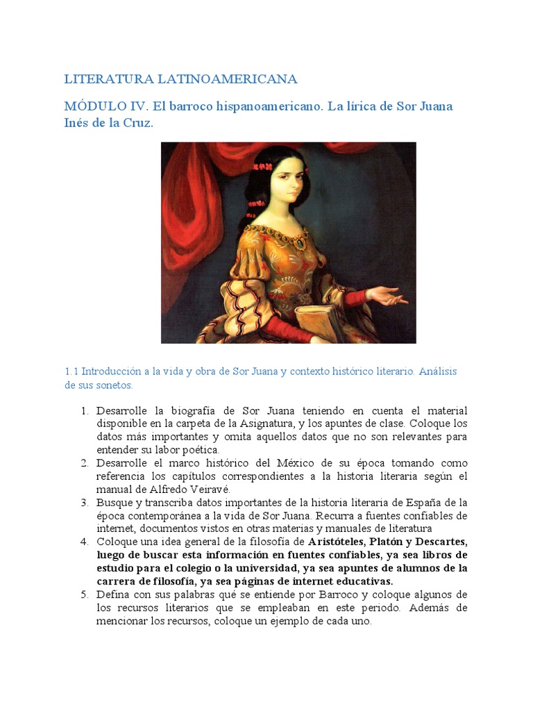 Análisis de Sor Juana Inés de la Cruz | PDF | Amor | Rosa