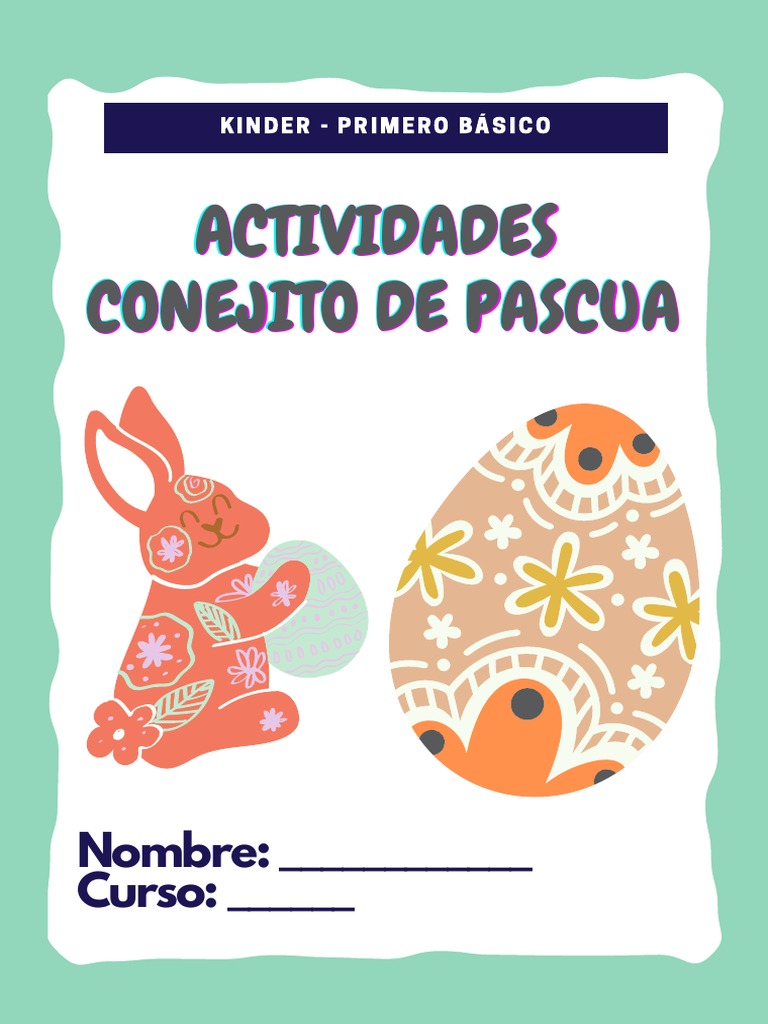 Actividades Conejito de Pascua | PDF | Hogar, jardinería y bricolaje