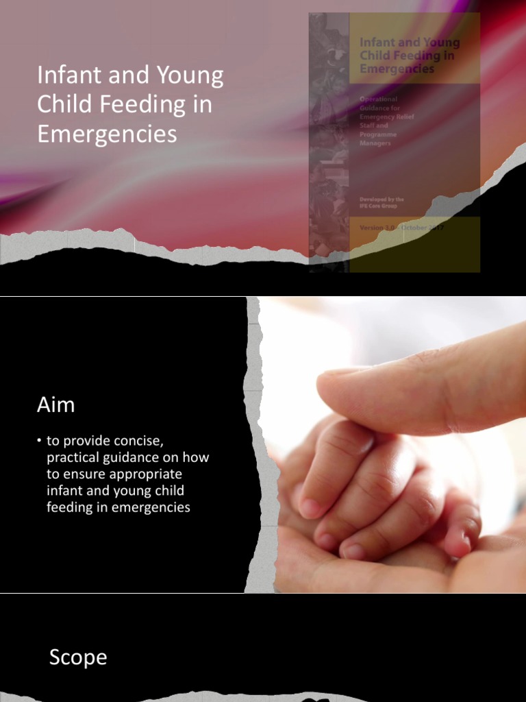 Infant and Young Child Feeding in Emergencies | PDF | Breastfeeding | Emergency