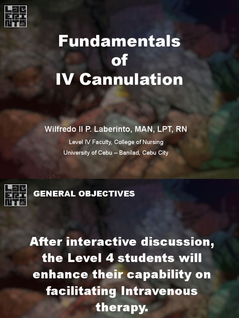 Fundamentals of IV Cannulation: A Comprehensive Guide to Intravenous ...