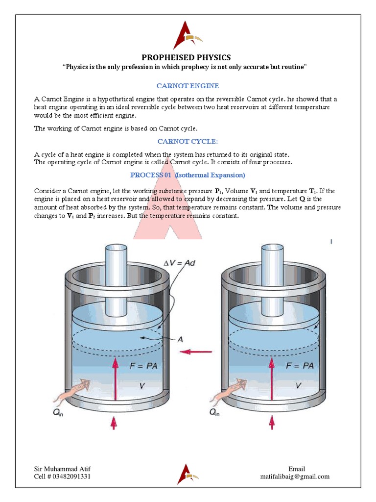 Carnot Engine | PDF | Heat | Chemistry