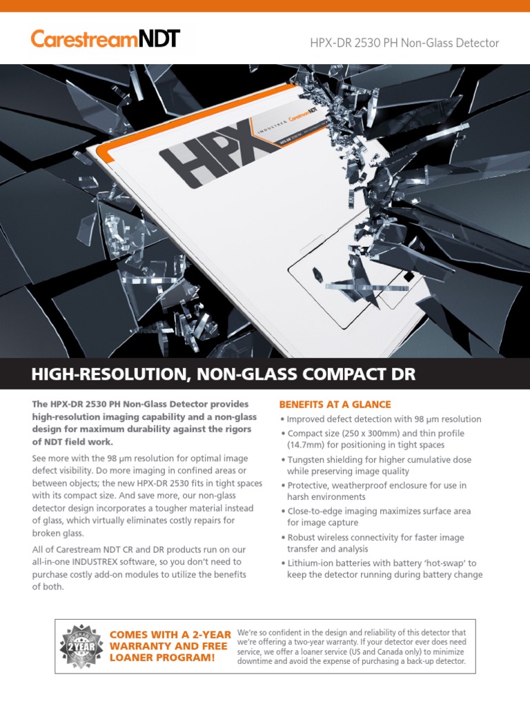 Carestreamndt hpxdr2530PH US Nonglass Glass Sell Sheet 7200700 202104 ...