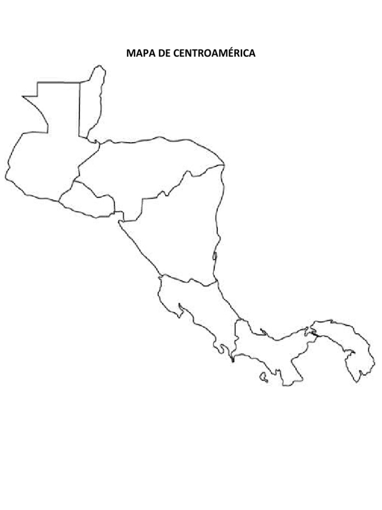 Mapa de Centroamérica | PDF