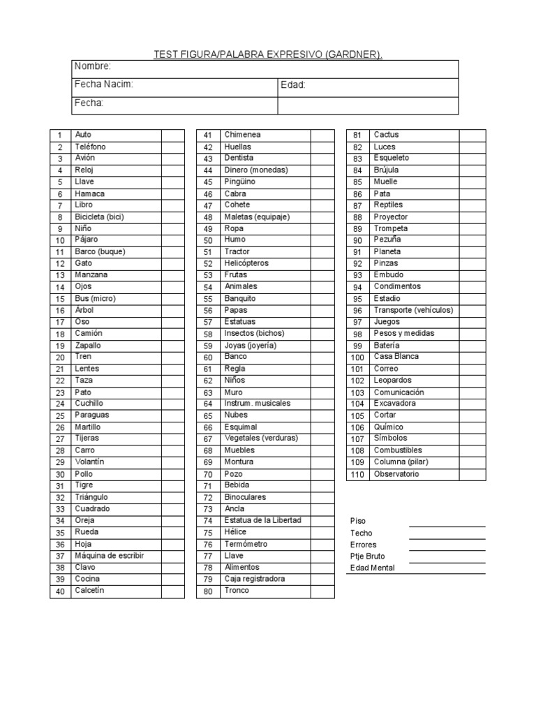 Gardner Protocolo | PDF