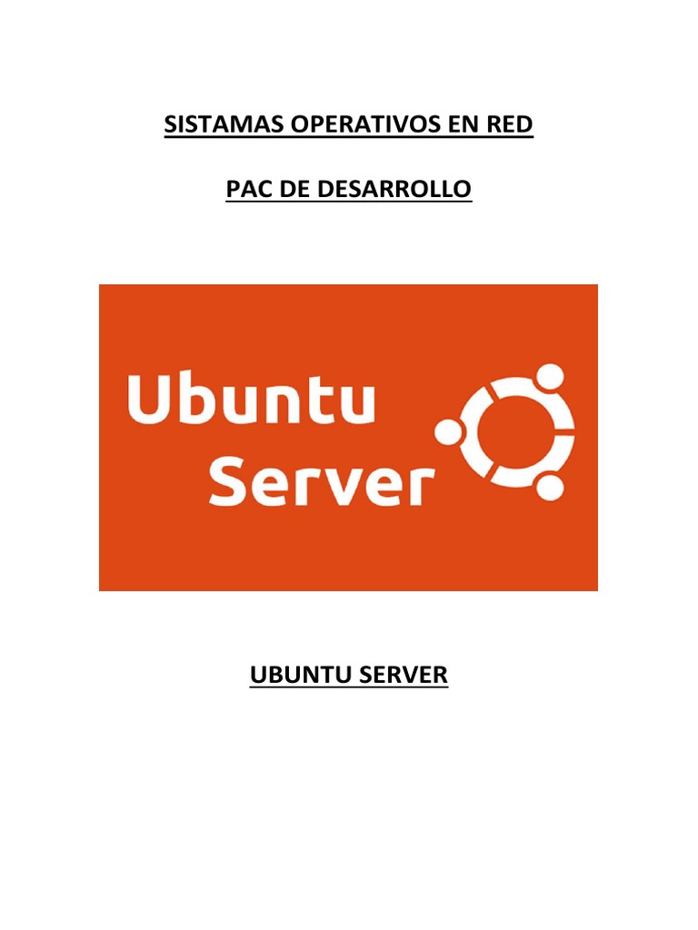 SIstemas Operativos en Red Ubuntu Server | PDF | V Mware | Contraseña