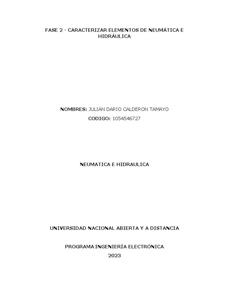 Elementos Clave en Neumática e Hidráulica | PDF | Solenoide | Neumática