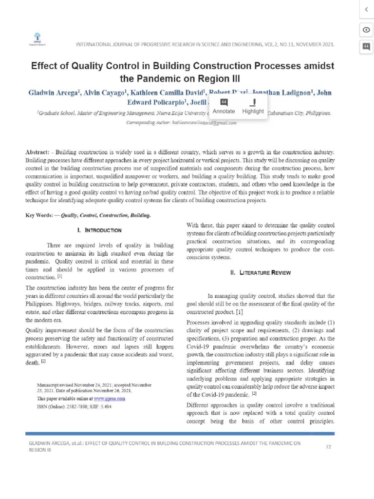 International Journal of Progressive Research in Science and ...