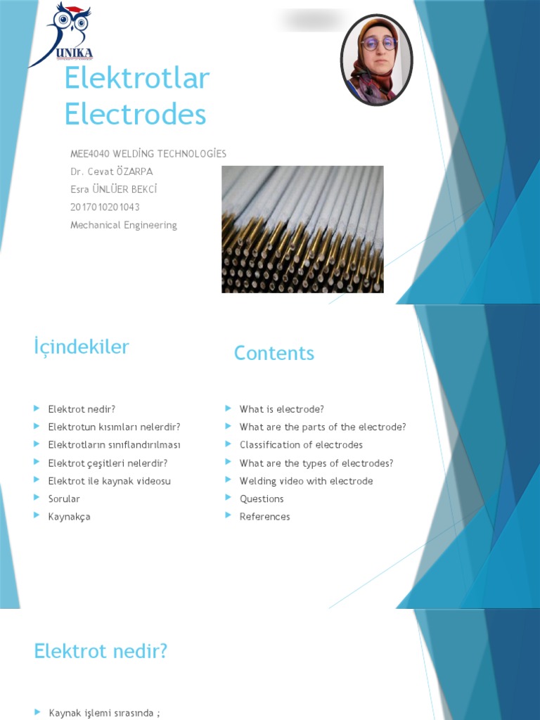 Elektrotlar Electrodes | PDF
