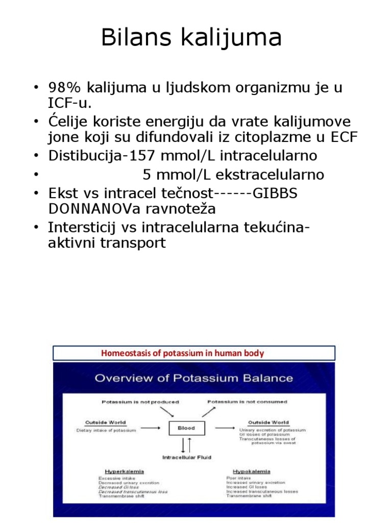 kalijum, kalcijum, magnezij -metabolizam i analitički aspekti | PDF