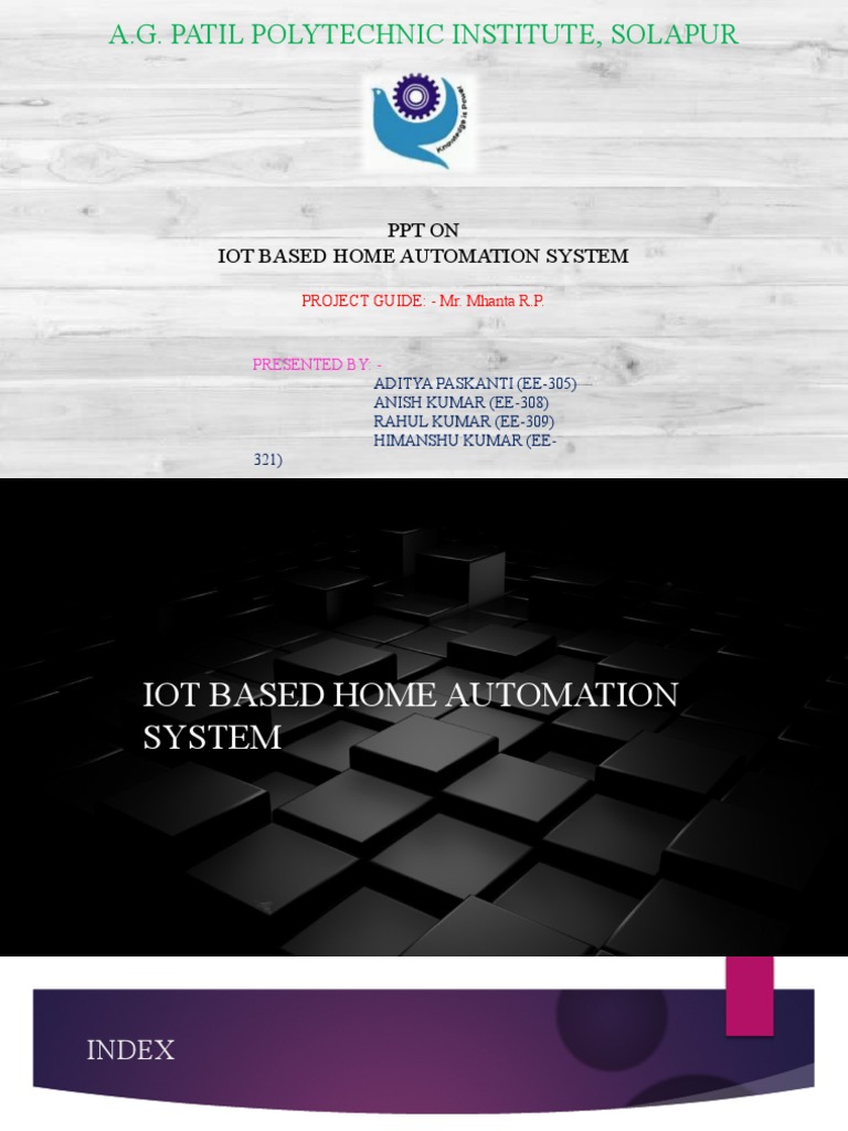 An IoT-Based Home Automation System: A Presentation on Using NodeMCU ...