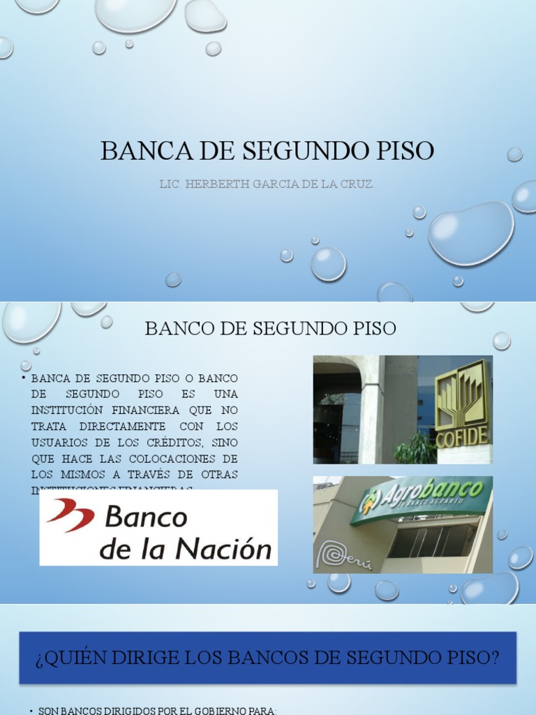 Banca de Segundo Piso | PDF | Bancos | Crédito