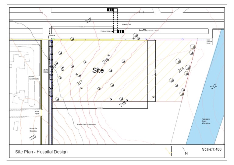 Site Plan Hospital-Layout155 | PDF | Electric Power | Power Engineering