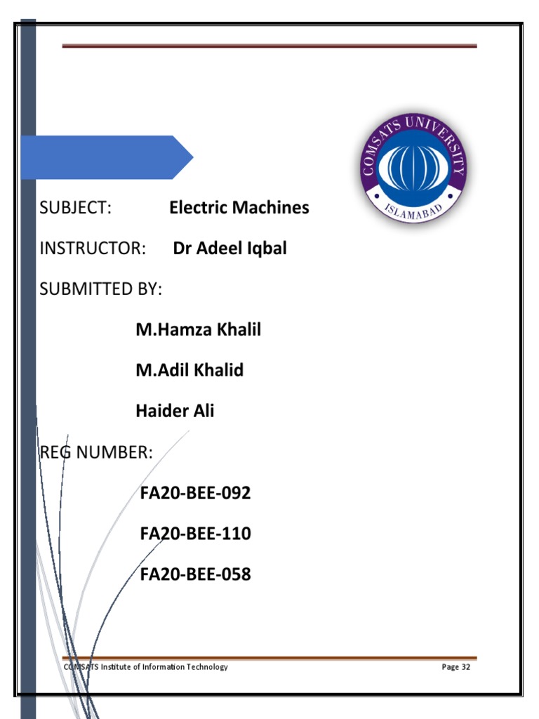 Electric Machine Lab 4 | PDF | Power Supply | Electrical Engineering