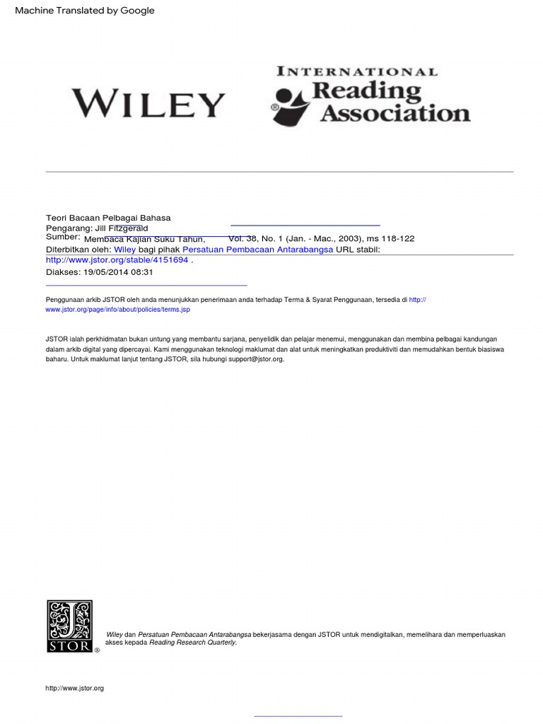 10 Multilingual Reading Theory | PDF