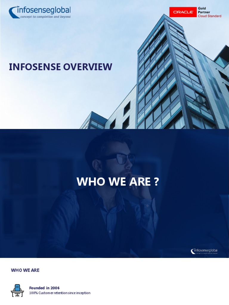 Infosense Overview | Download Free PDF | Oracle Corporation | Cloud ...