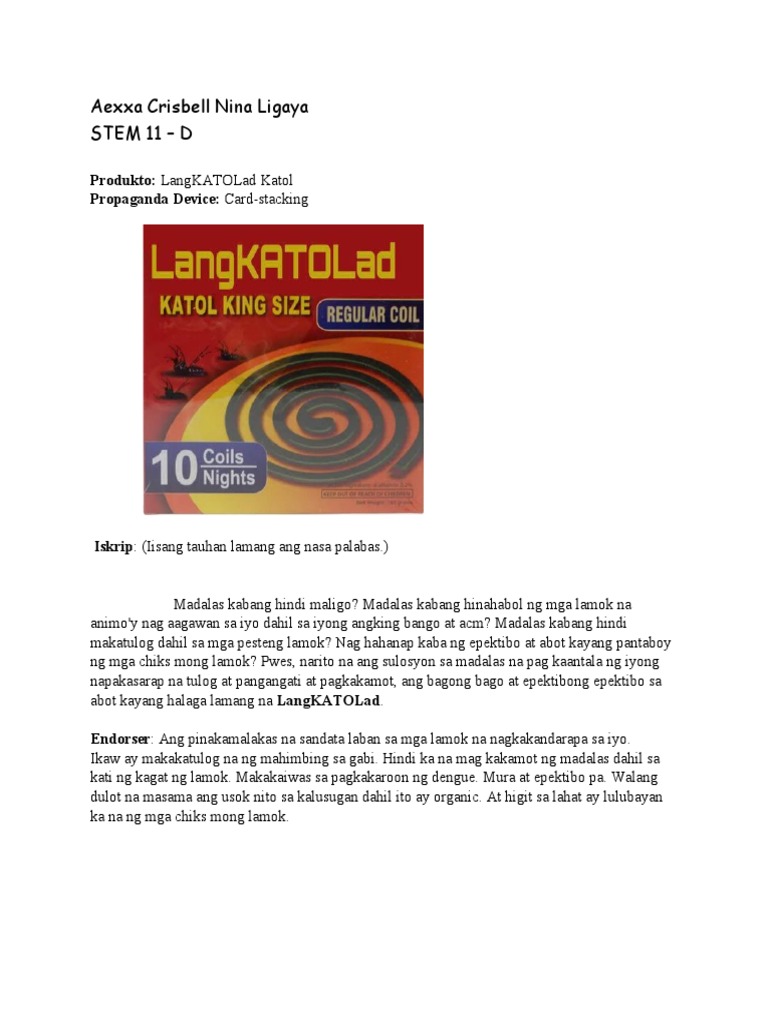Patalastas | PDF