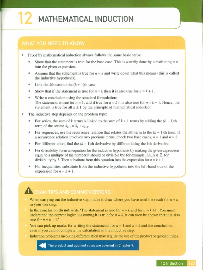 12 Mathematical Induction | PDF