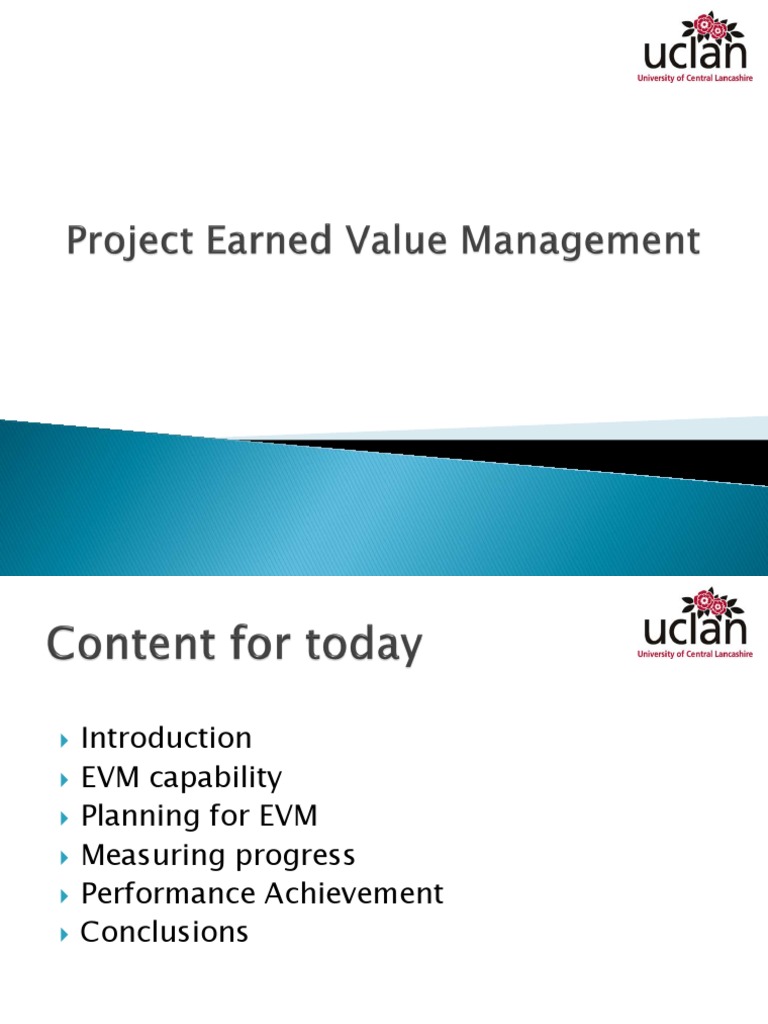 Project Earned Value Management | PDF | Business
