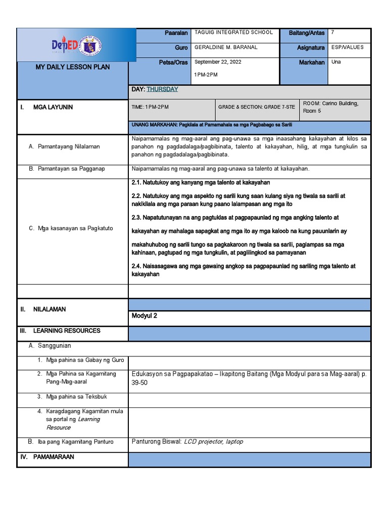 ESP-Week 3 - STE | PDF