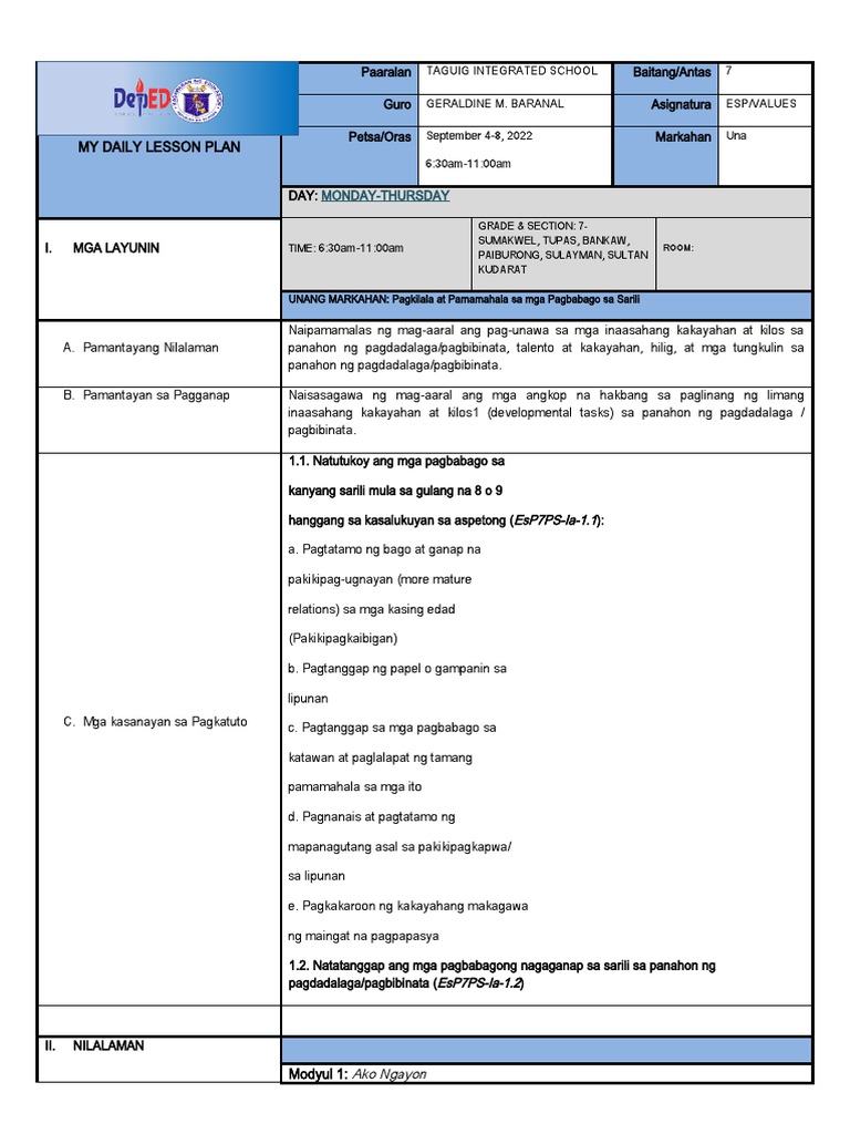 ESP-MODULE-1 - 6 Sections | PDF