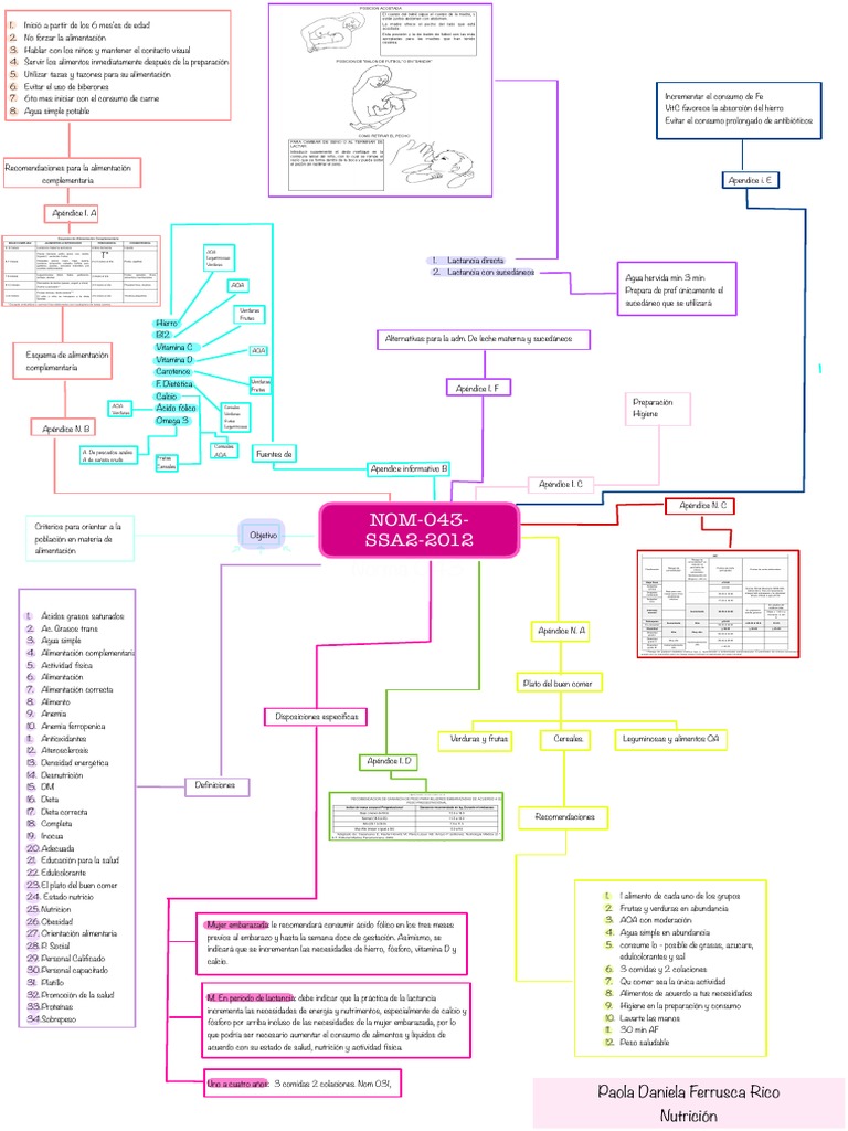 Mapa Nom. 043 | PDF | Alimentos | Dieta