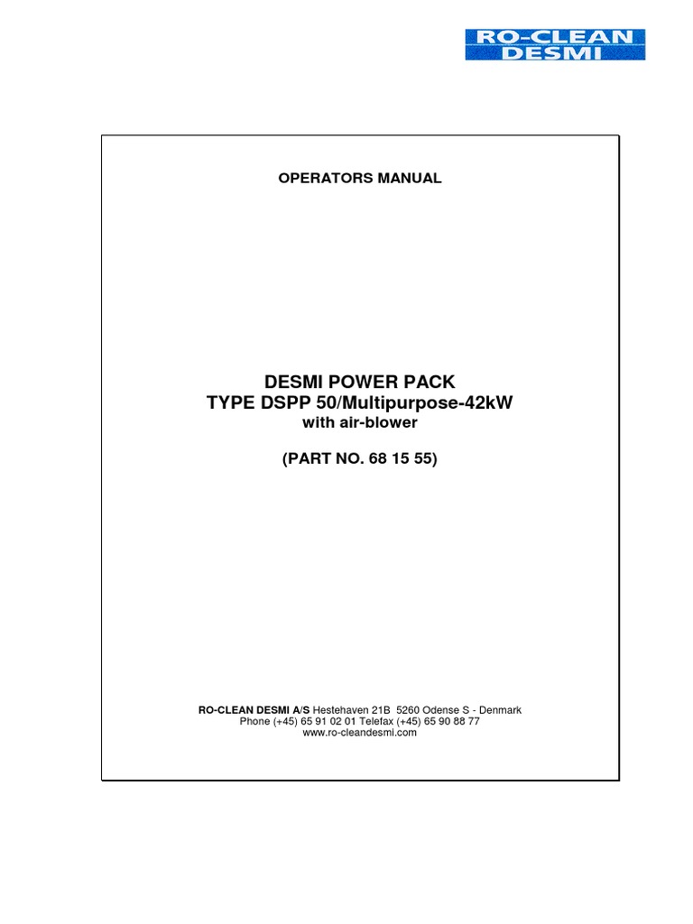 Desmi Terminator | PDF | Diesel Engine | Pump