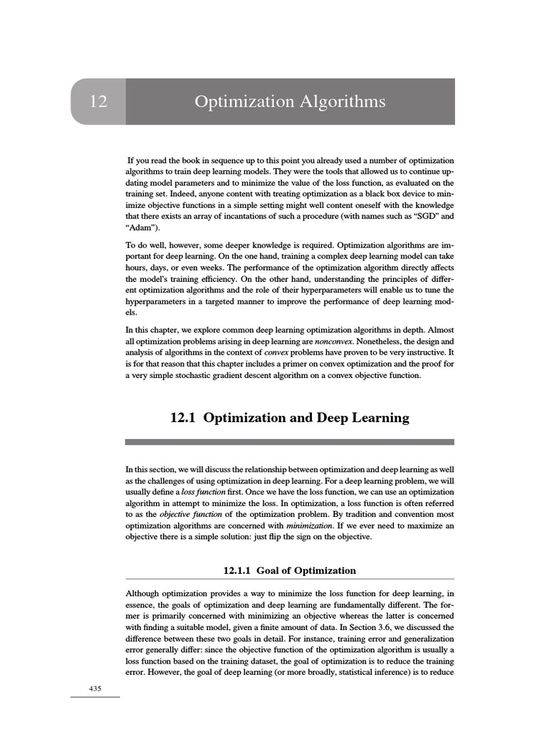 Dive Into Deep Learning 435 462 Pdf Mathematical Optimization 3112