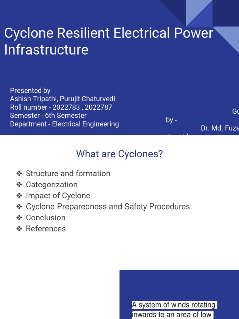 Cyclone Resilient Power Infrastructure | PDF | Tropical Cyclones | Cyclone