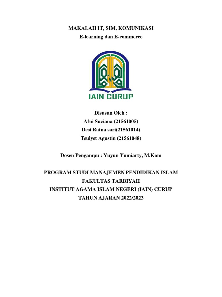 Makalah Iain Curup | PDF