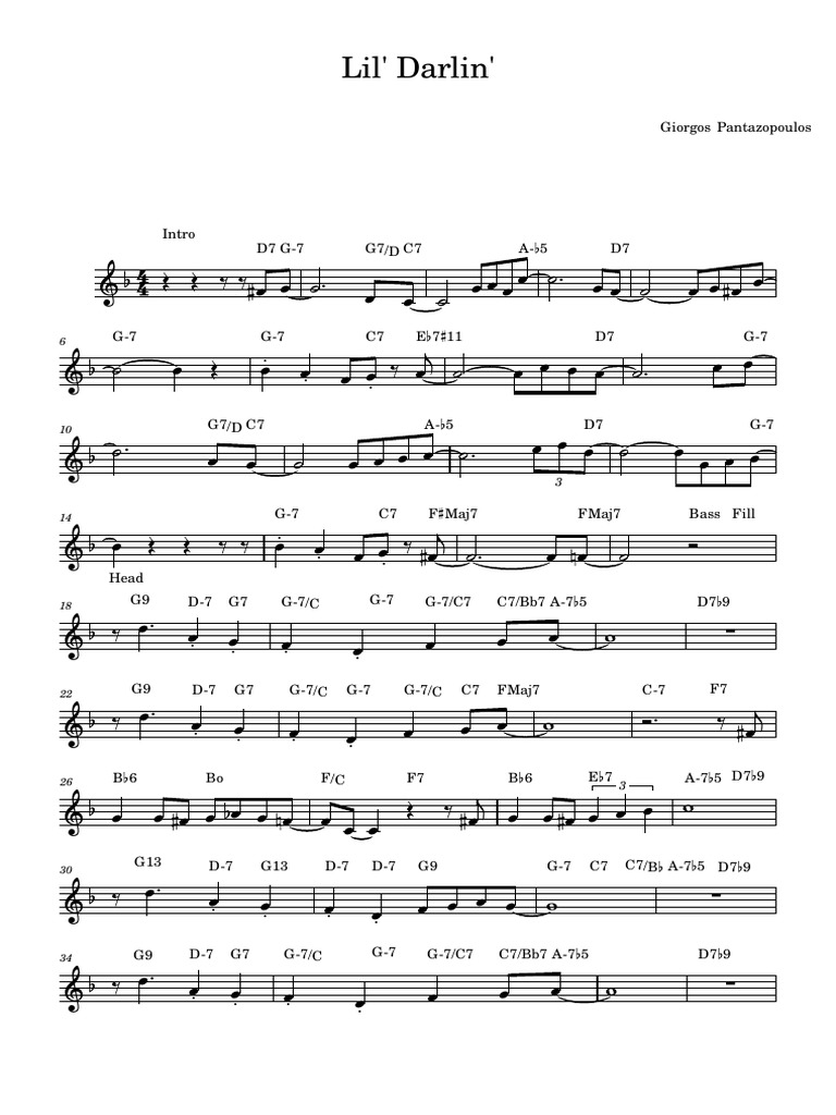 Lil - Darlin Final 2 PRR | PDF