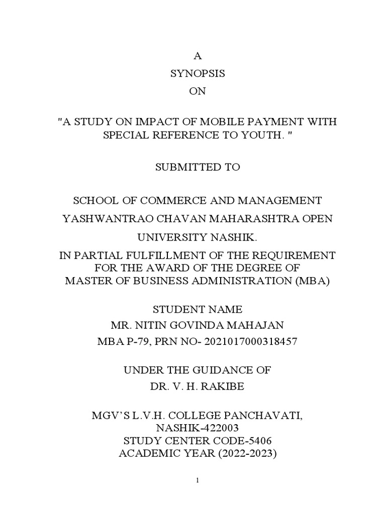 Nitin Mahajan Synopsis Pdf Sampling Statistics Computer Security