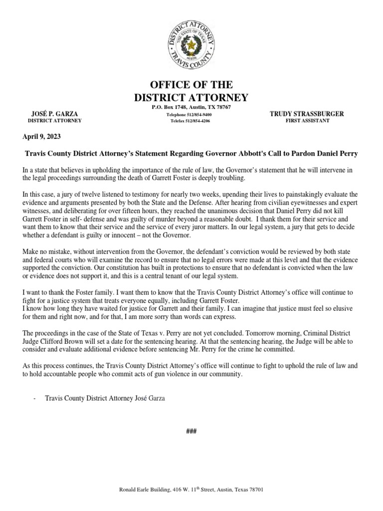 PR Abbott Perry | PDF | Witness | Public Law