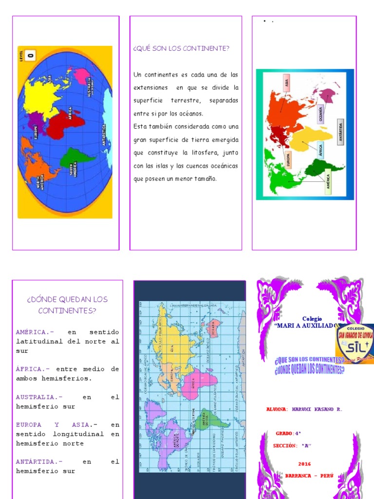 ¿Qué Son Los Continente? | PDF