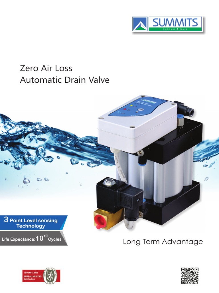 Zero Air Loss Automatic Drain Valve | PDF | Valve | Home Appliance