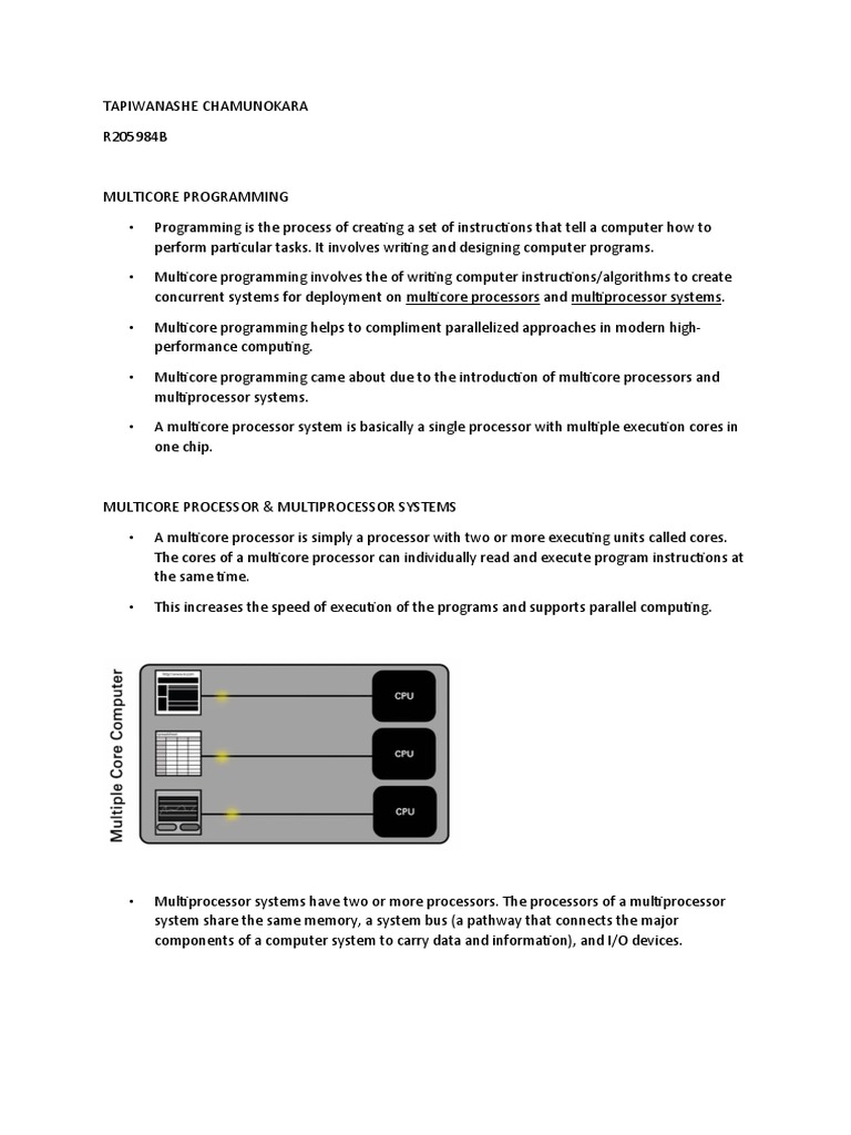 Introduction Multicore Programming Pdf Multi Core Processor Parallel Computing 