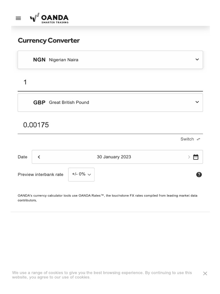 Oanda Forex Converter | PDF