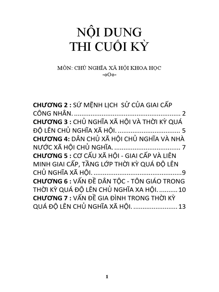 N I DUNG Thi CK | PDF