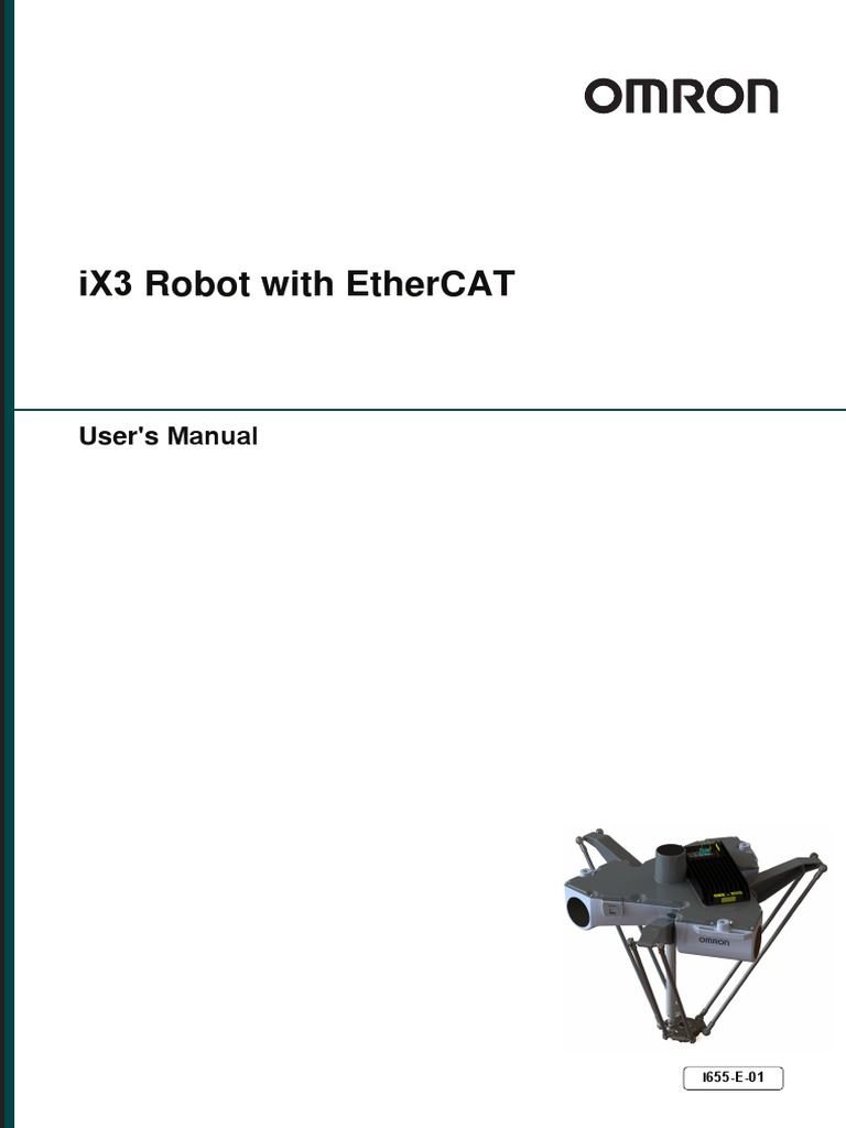 Ix3 Robot With EtherCAT | PDF | Robot | Robotics