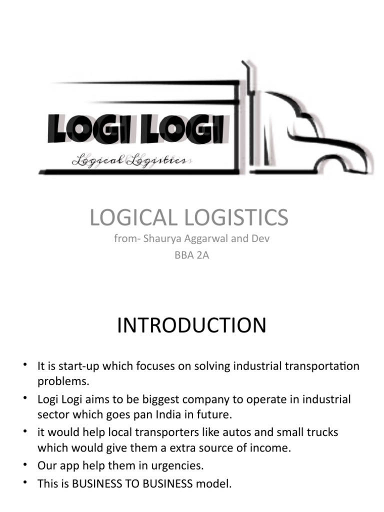 Logi Logi: Logical Logistics | PDF | Logistics | Qr Code